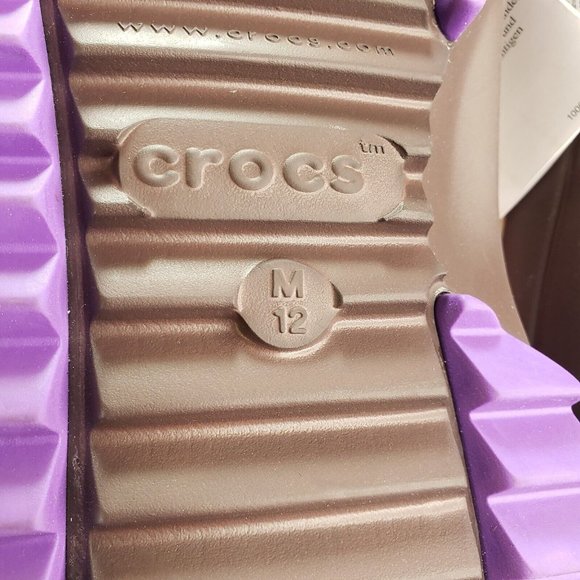 CROCS | Shoes | Crocs Classic Hiker Clog Stucco Purple Pink Brown ...